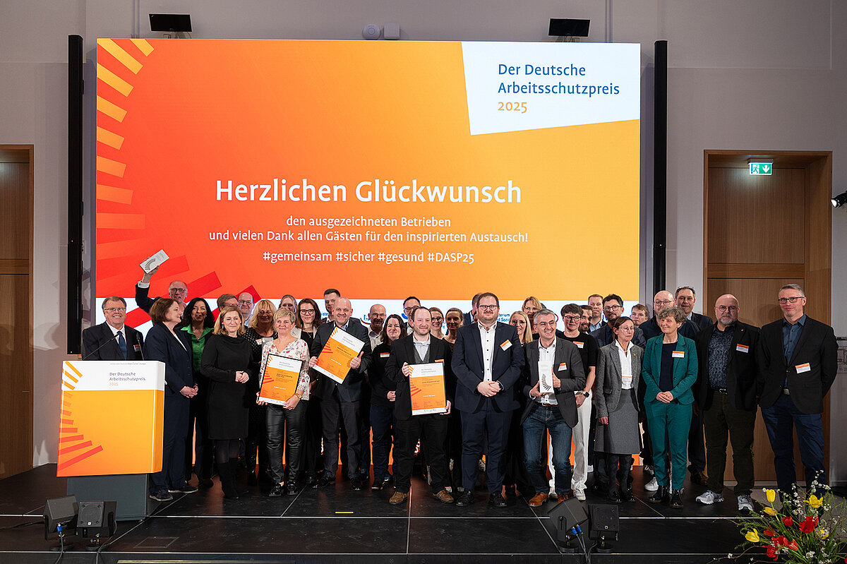 Vier Einreichungen gewinnen den Deutschen Arbeitsschutzpreis 2025 | ErgonomieMarkt